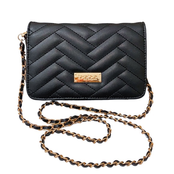 bebe | Bags | Bebe Classic Quilted Crossbody | Poshmark